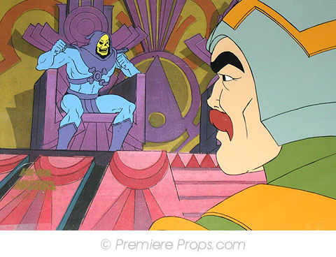 Animation Collection - "He-Man" Animation Cel with Skeletor & Man-at ...