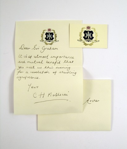 Mortdecai - Mortdecai Mortdecai (Johnny Depp) Letter Movie Props #1 ...